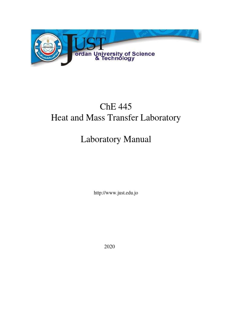 Heat Mass Transfer Lab. Manual (2020) | PDF