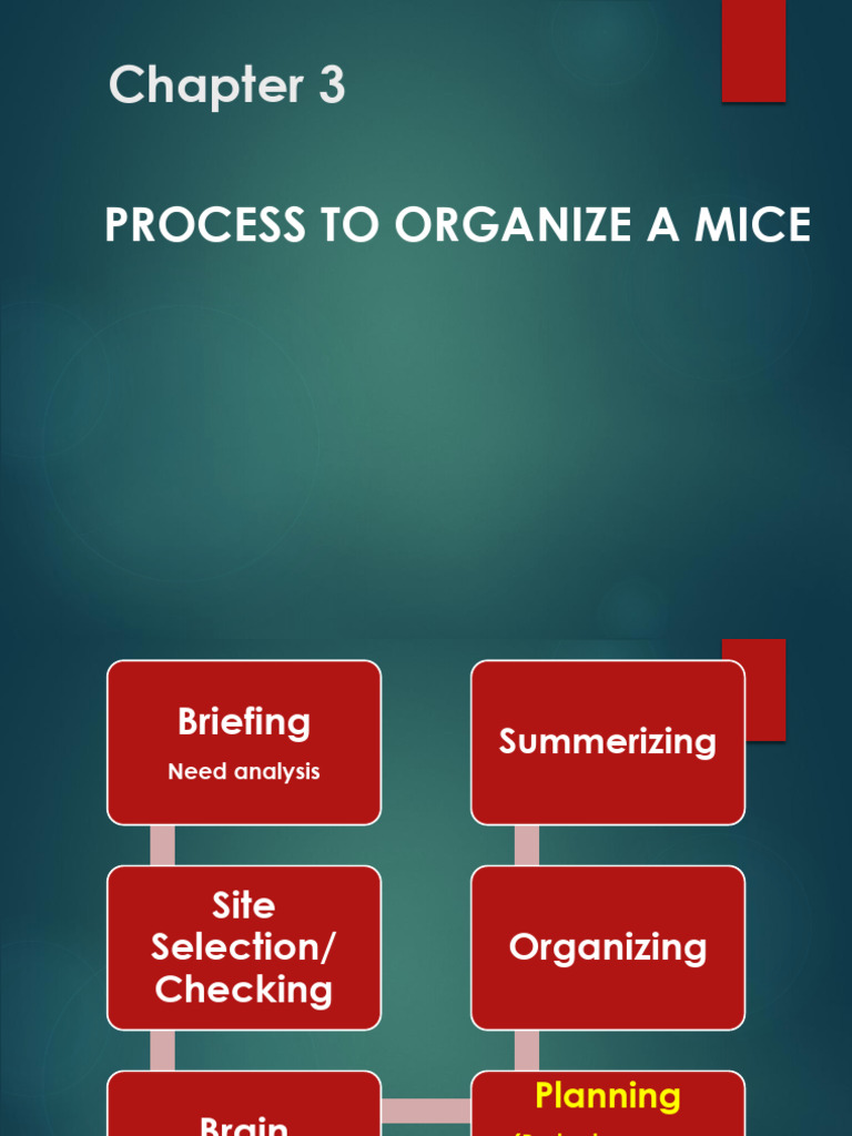 MICE Event Organization Process Guide | PDF