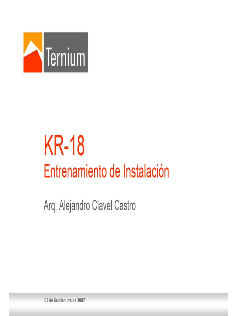 2-Lamina KR-18 | PDF | Tornillo | Aislamiento térmico