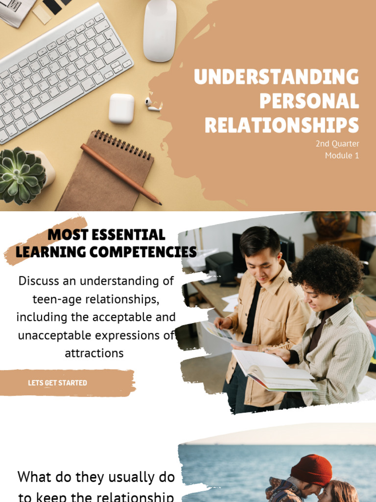 Understanding Personal Reationship | PDF | Intimate Relationships | Love