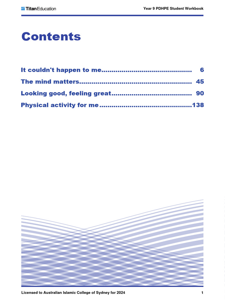 Year 9 PDHPE Student Workbook | PDF | Cocaine | Mdma