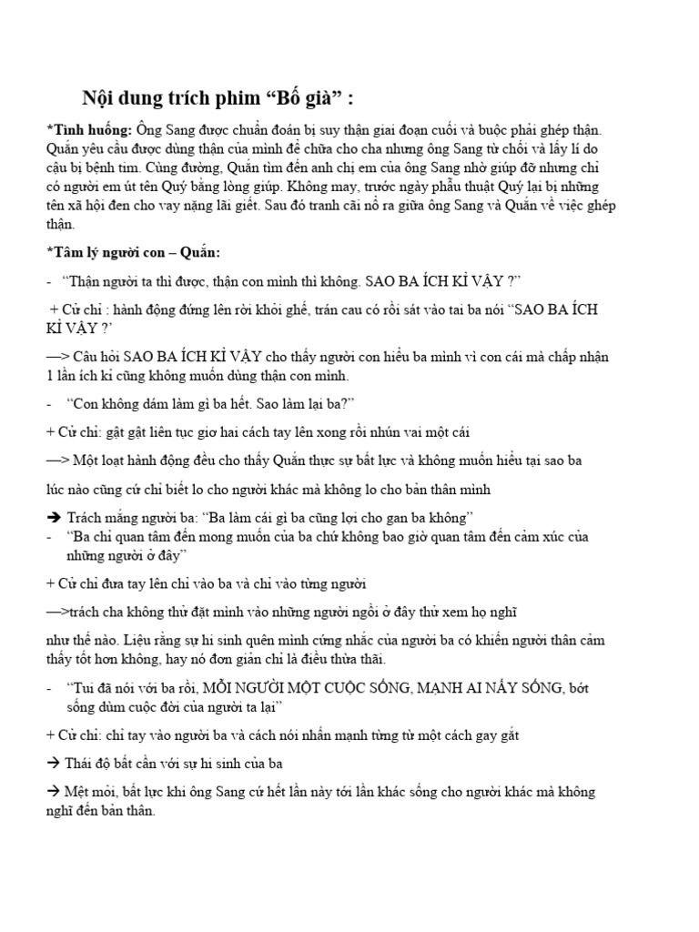 Bố già- ptich | PDF