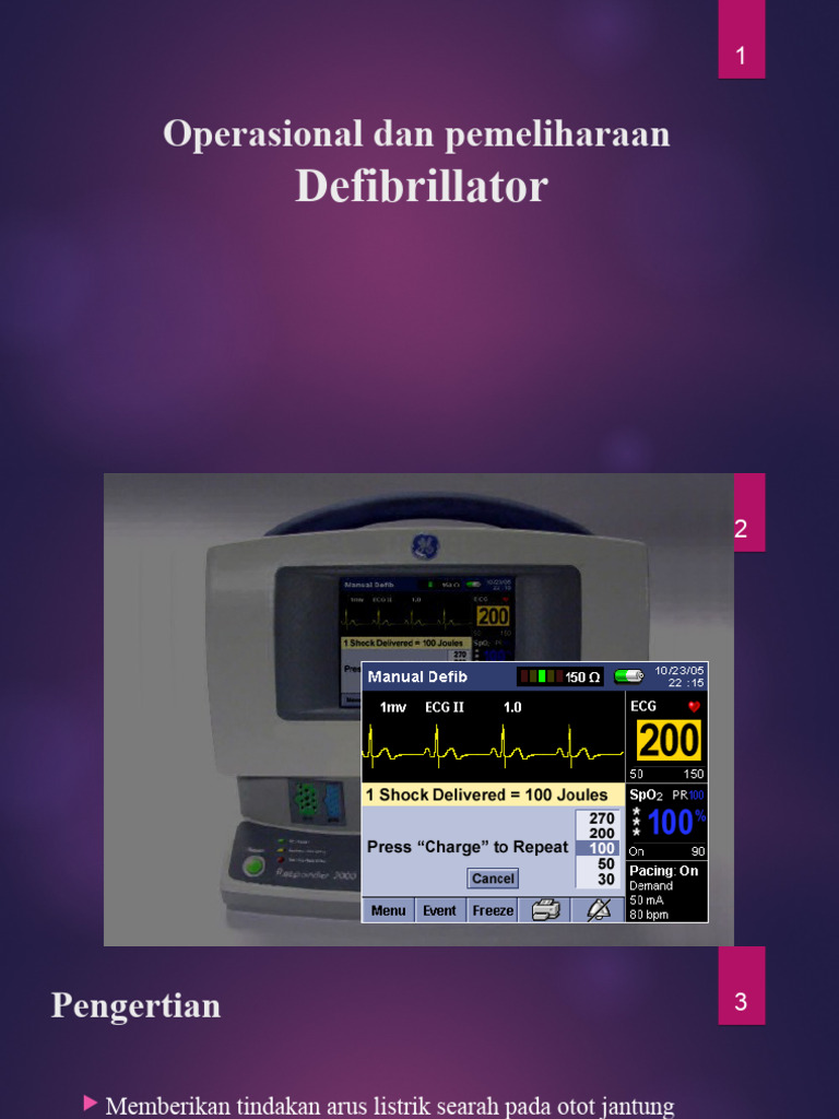 Defibrillator | PDF
