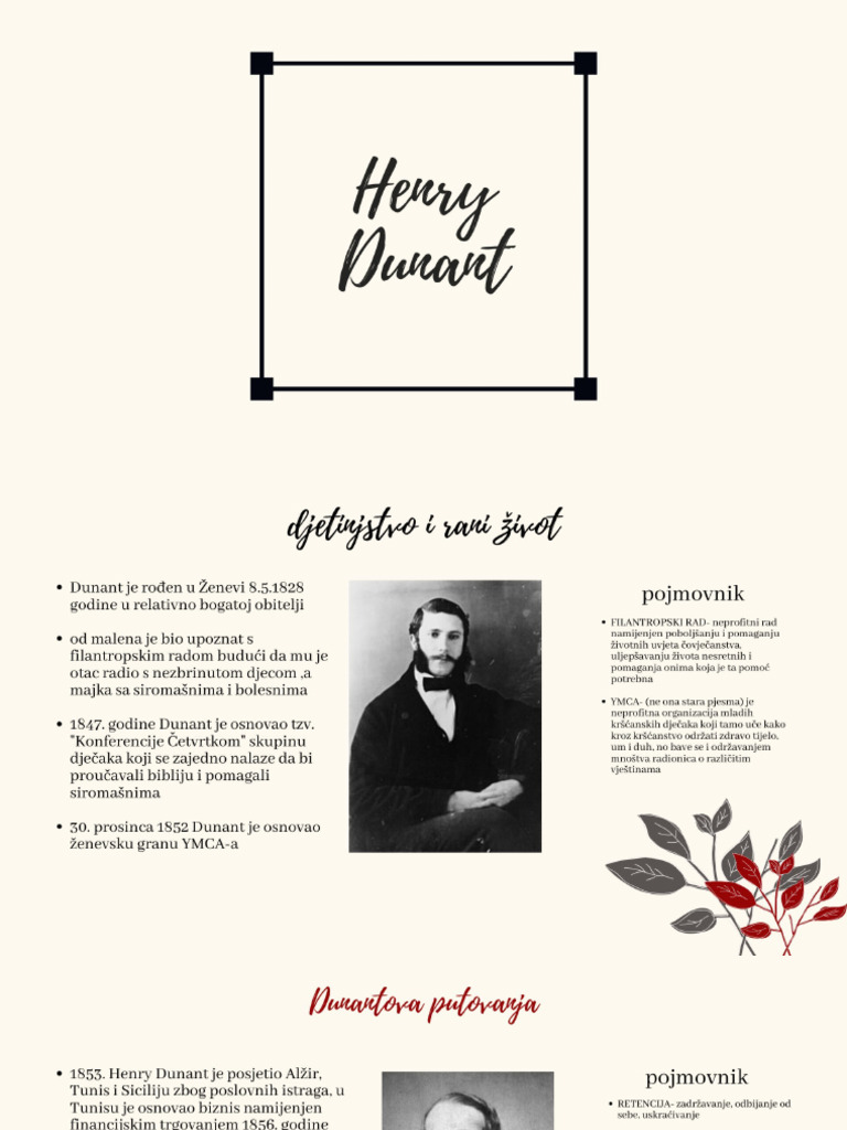 Henry Dunant Povijest | PDF