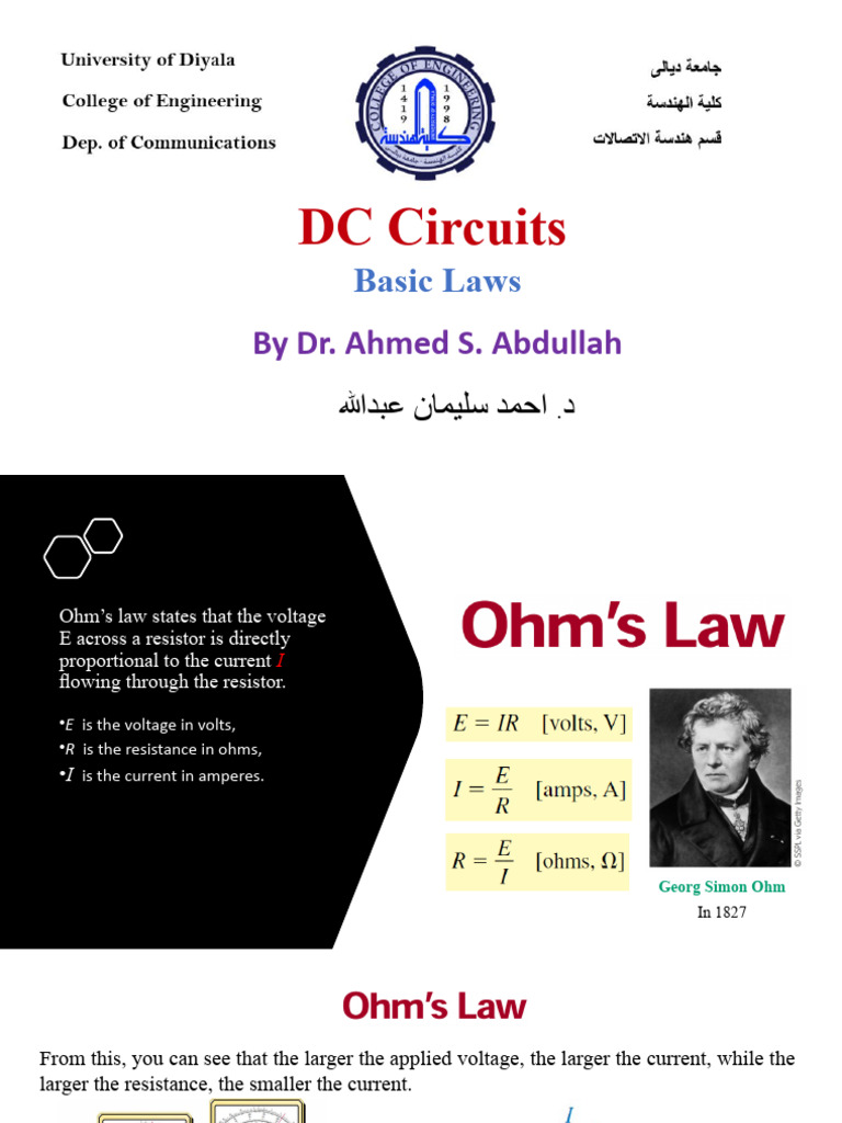 Basic Laws | Download Free PDF | Electrical Network | Series And ...