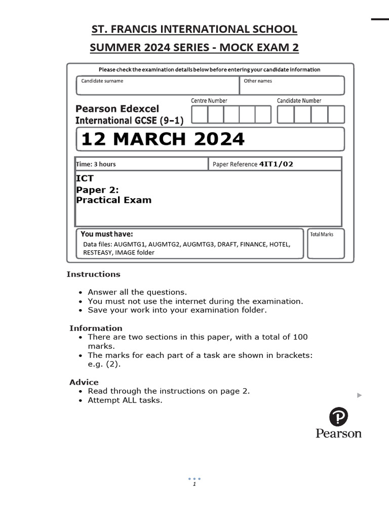 12 MARCH 2024: St. Francis International School Summer 202 4 Series ...