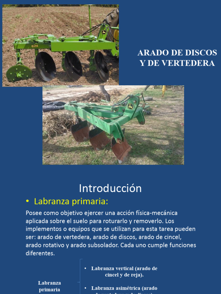 Arados, Introduccion A Rastra y Cultivadoras | PDF