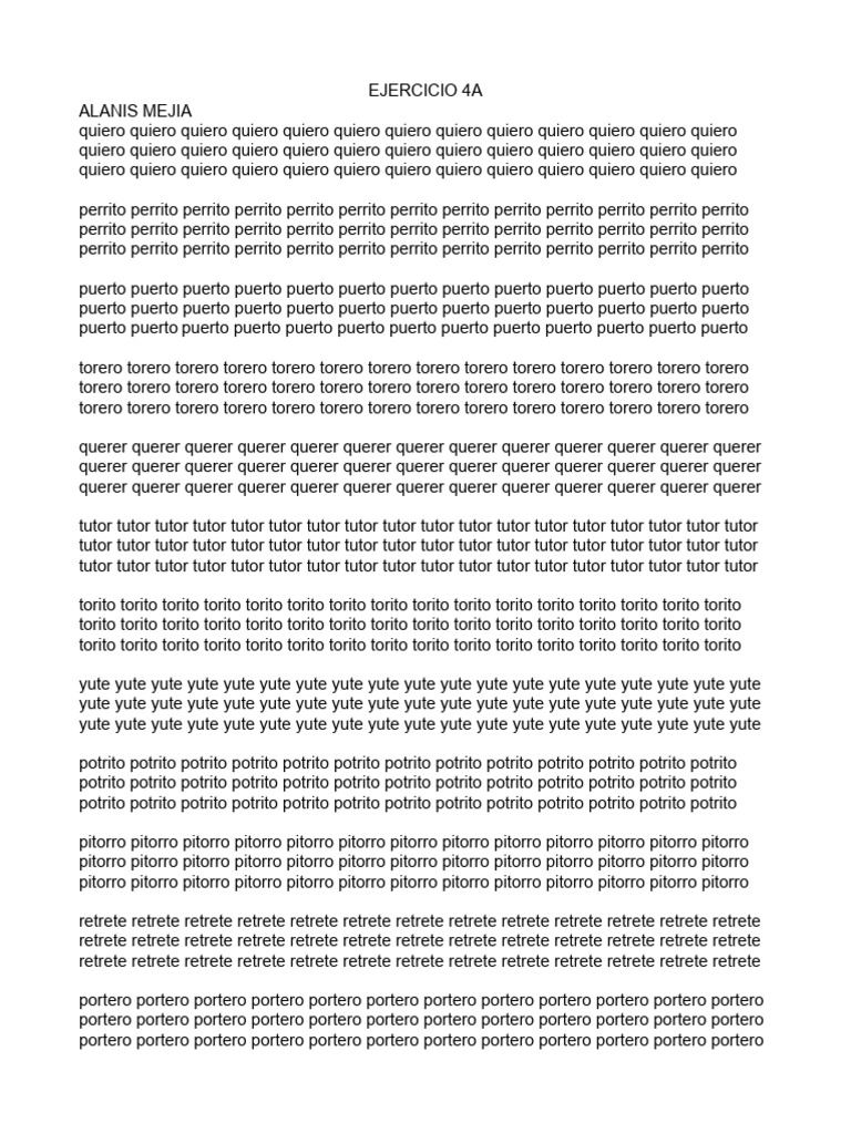 Ejercicio 4a - 4B | PDF