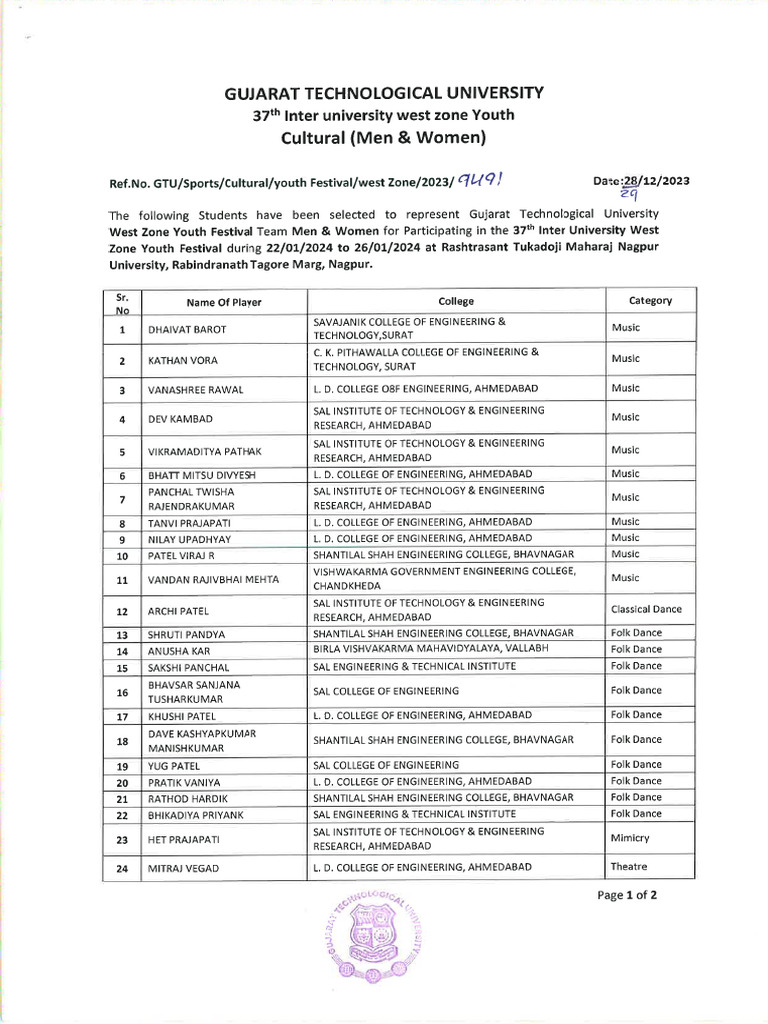 Youth Unite_New Trifold_English-GTU | PDF