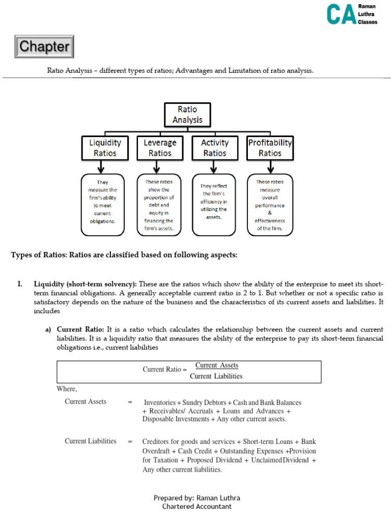 8. Ratio Analysis | PDF | Equity (Finance) | Dividend