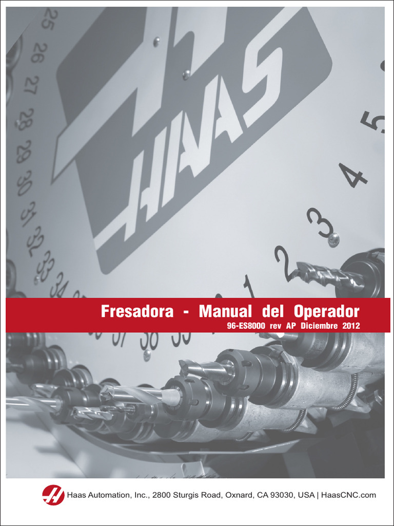 Manual Haas Español | PDF | Control numerico | Humedad
