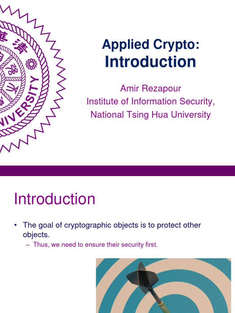 1 Introduction Pdf Cryptography Public Key Cryptography