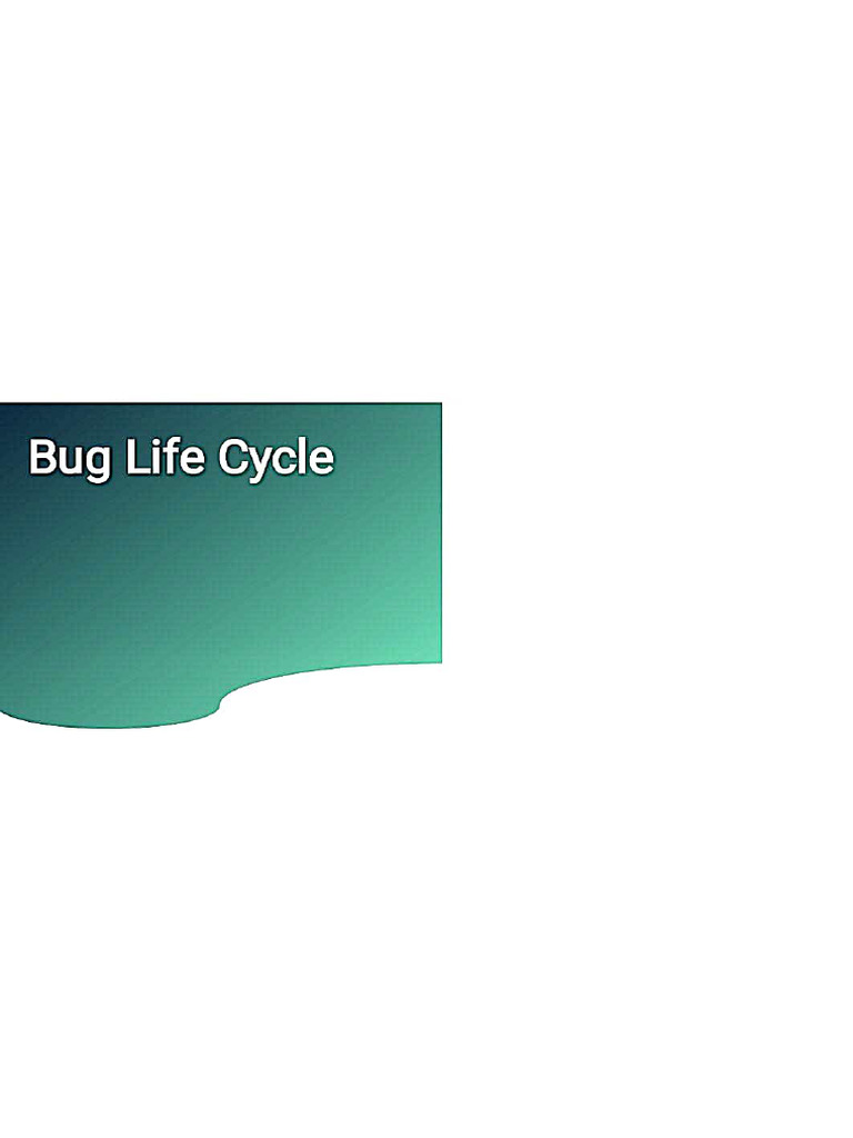 Bug Life Cycle | PDF