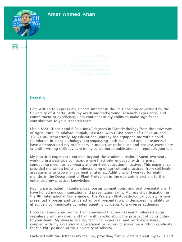 Cover Letter Abb | PDF