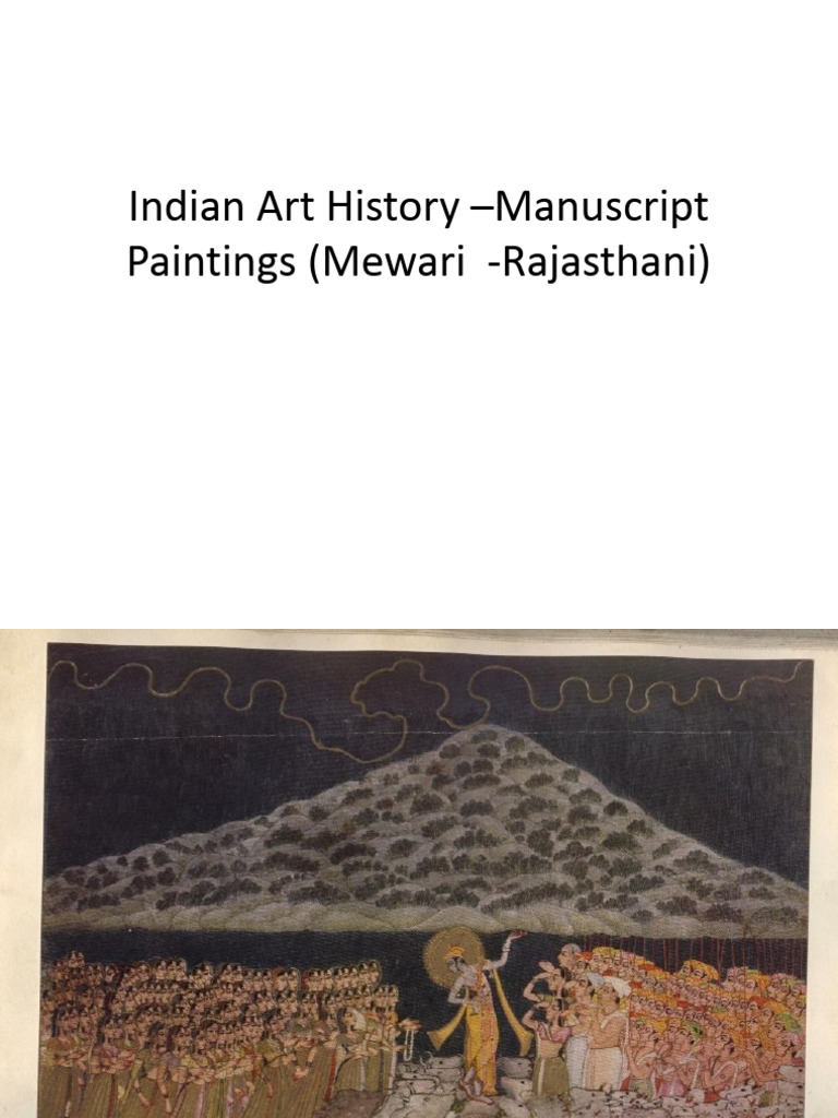 14 - Indian Art History - Manuscript Paintings (Mewari | PDF | Classics