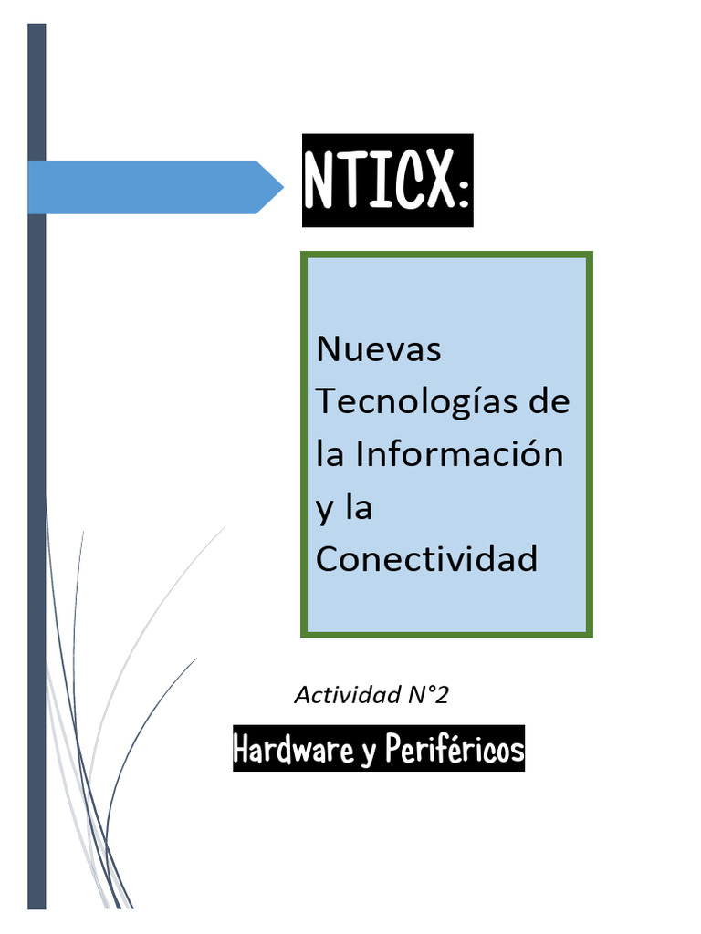 NTICX. Actividad #2. Hardware y Perifericos | PDF | Informática