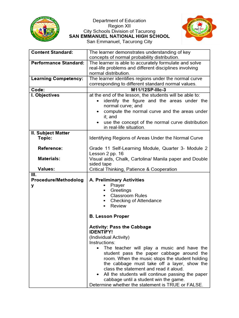 DLP Module 2 Lesson 2 | Download Free PDF | Learning | Normal Distribution