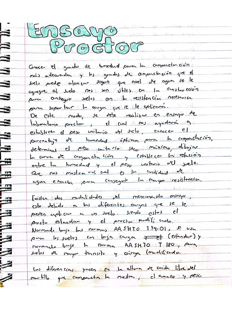 Ensayo Proctor - Joseph Monterroso, 202106941 | PDF