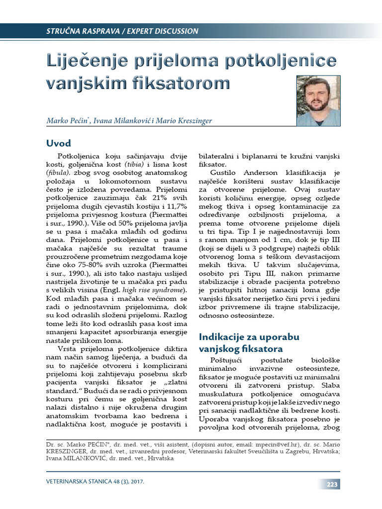 Pecin - Lijecenje Loma Potkoljenice | PDF