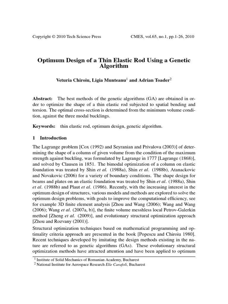 TSP_CMES_1 | PDF | Mathematical Optimization | Euclidean Vector