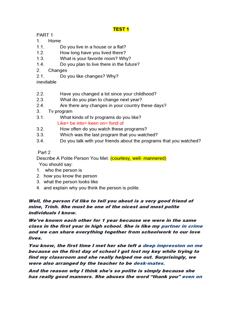 Ielts Full Test S | PDF | Beauty | Truth