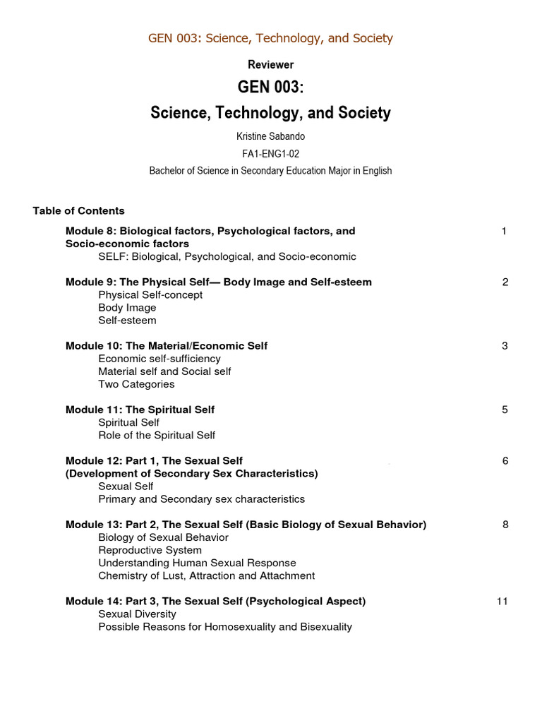 5-GEN-003 | PDF | Id | Sigmund Freud