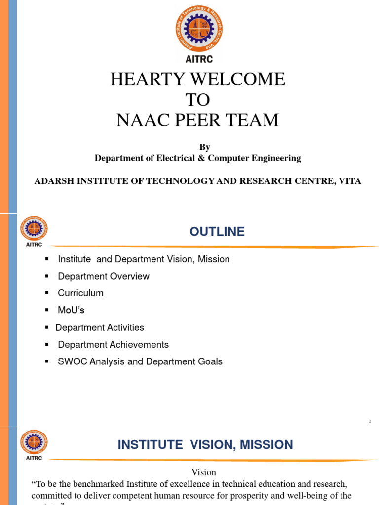 Electrical & Computer Engineering NAAC PPT (1) | PDF | Computer Engineering | Engineering