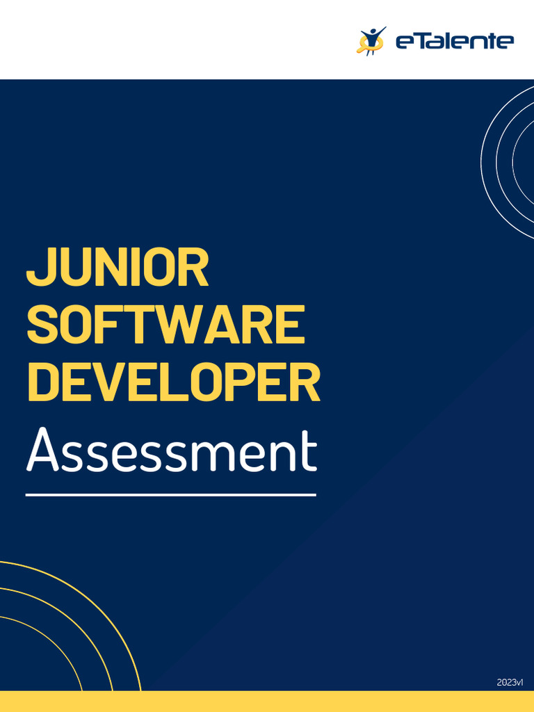 1705663732189-1692736038117-Junior Java Developer Assessment v1 | PDF | Databases | Systems ...