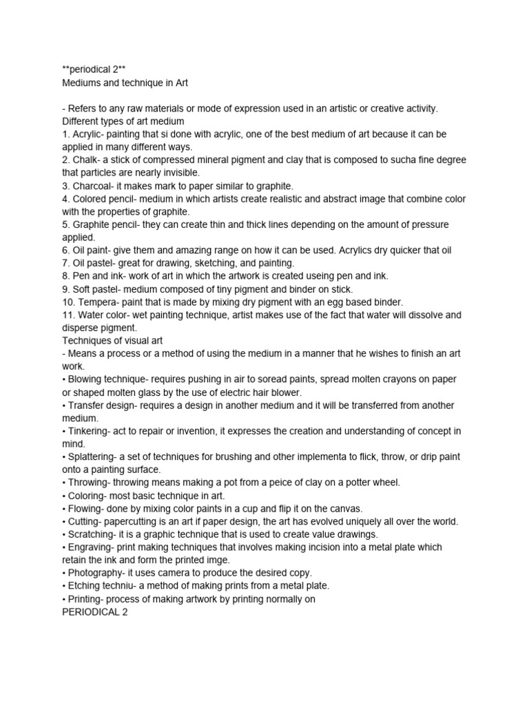 Art P2 | PDF | Oil Painting | Visual Arts