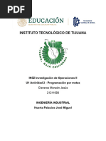 Modelo General de Programación por Metas | PDF | Programación lineal ...