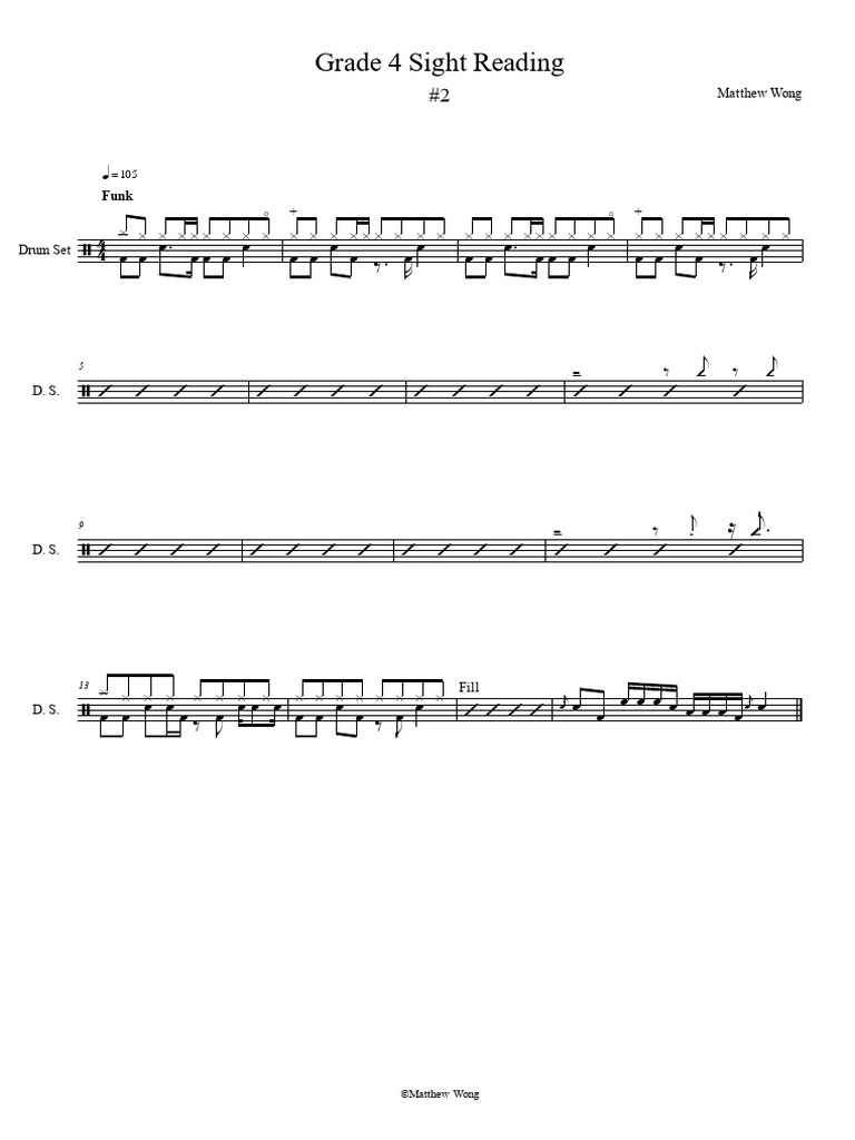 Grade 4 Sight Reading #2 | PDF