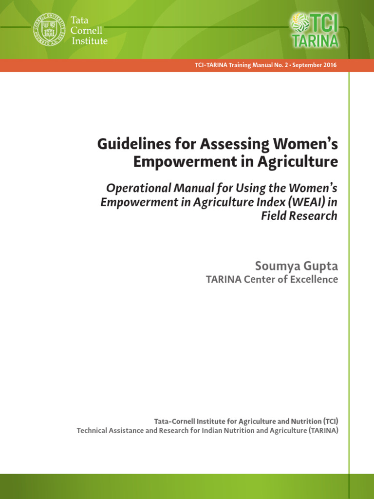 TCI TARINA Training Manual No.2 | PDF