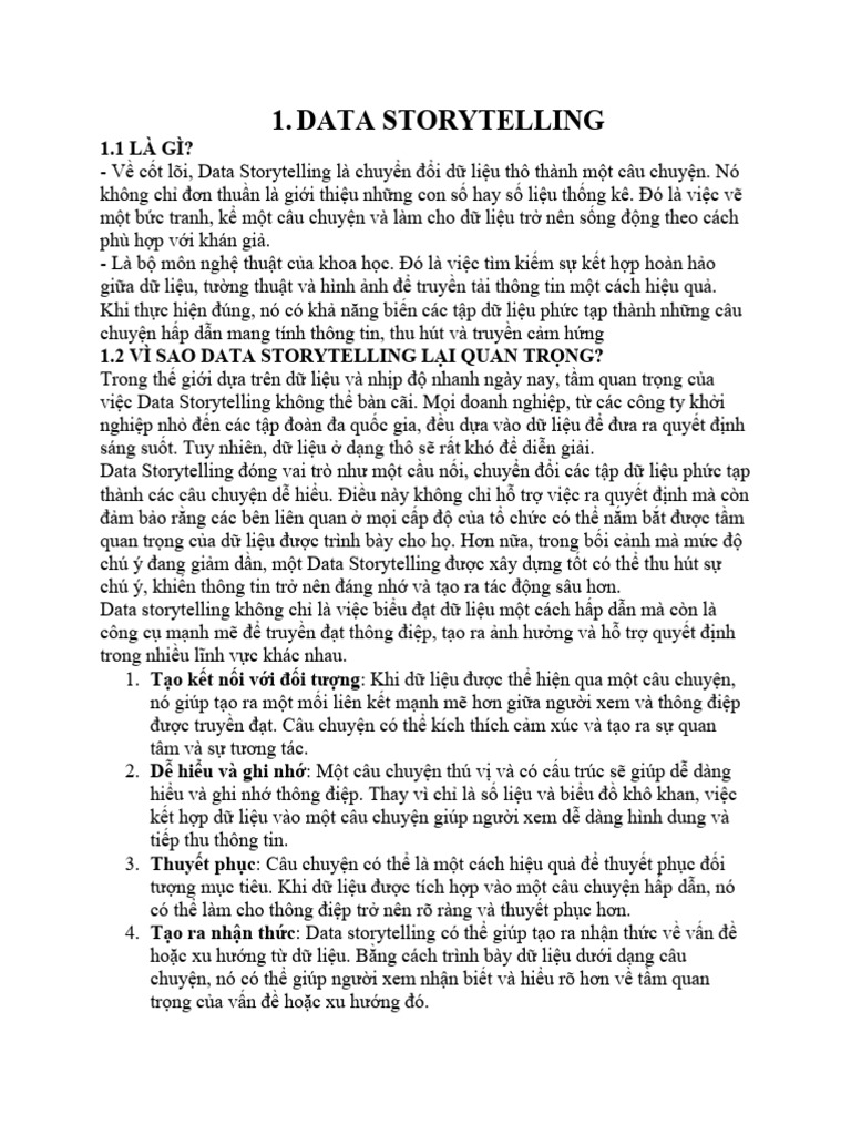 DATA STORYTELLING | PDF