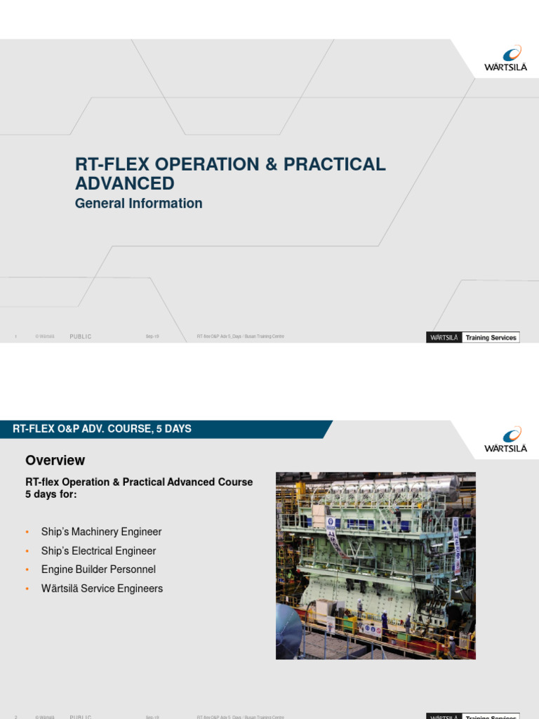 003 5-Day RT-flex O-P General Information Rev-5.0 | PDF | Fuel Oil ...