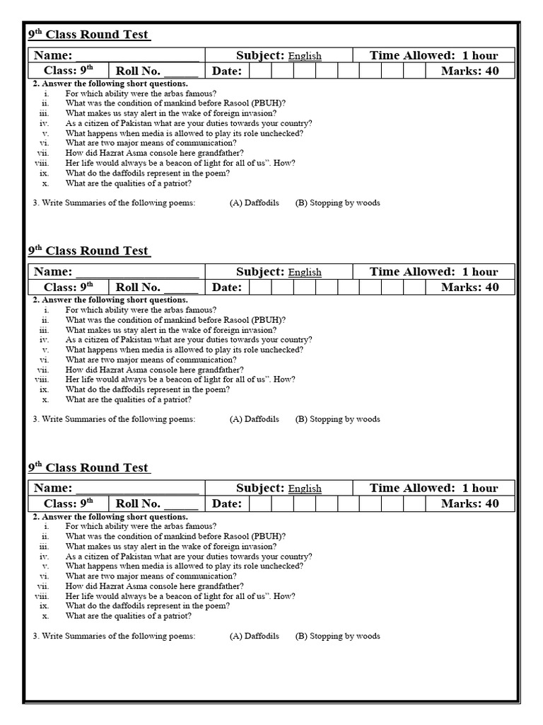 Eng CH 1 To 5 Only Short and Summaries | PDF