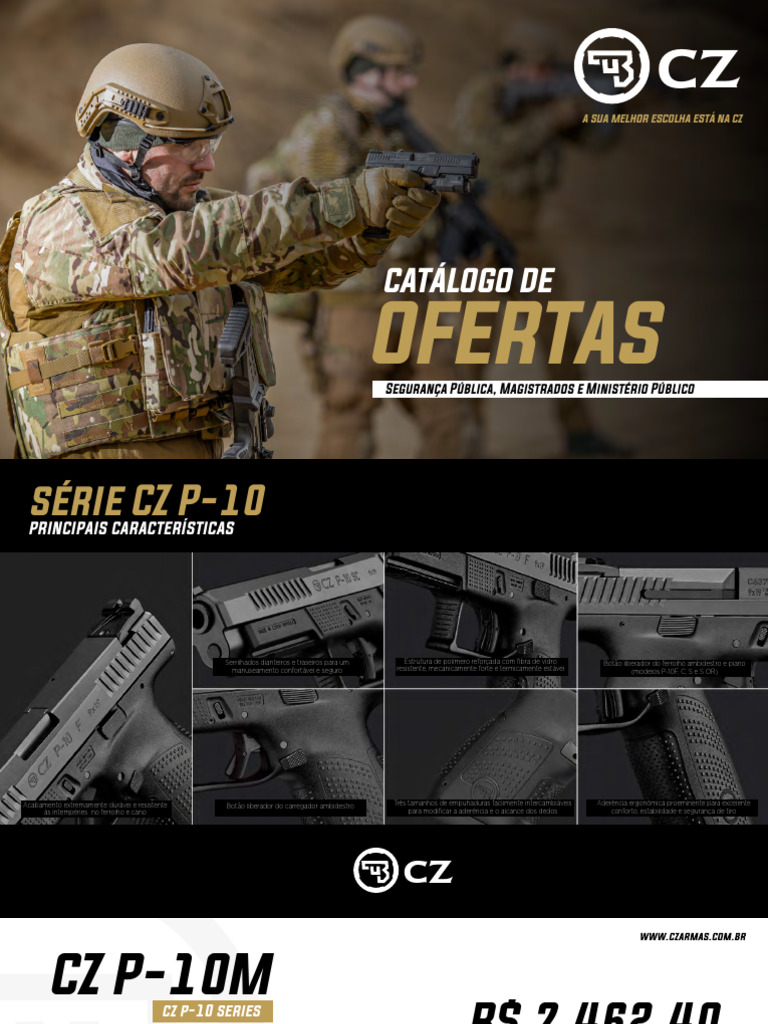 Cz Catalogo Dez 23 Pdf Carregador Armas De Fogo Calibre