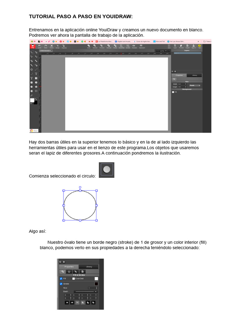 Tutorial YouiDraw: Crear Casa Ilustrada | PDF | Color