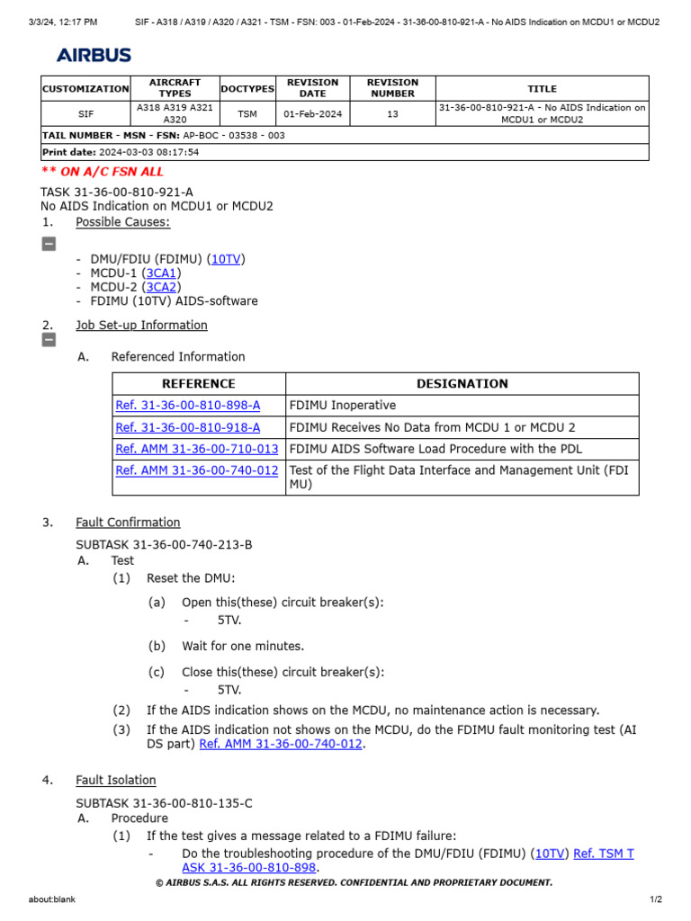 SIF - A318 - A319 - A320 - A321 - TSM - FSN - 003 - 01-Feb-2024 - 31-36 ...