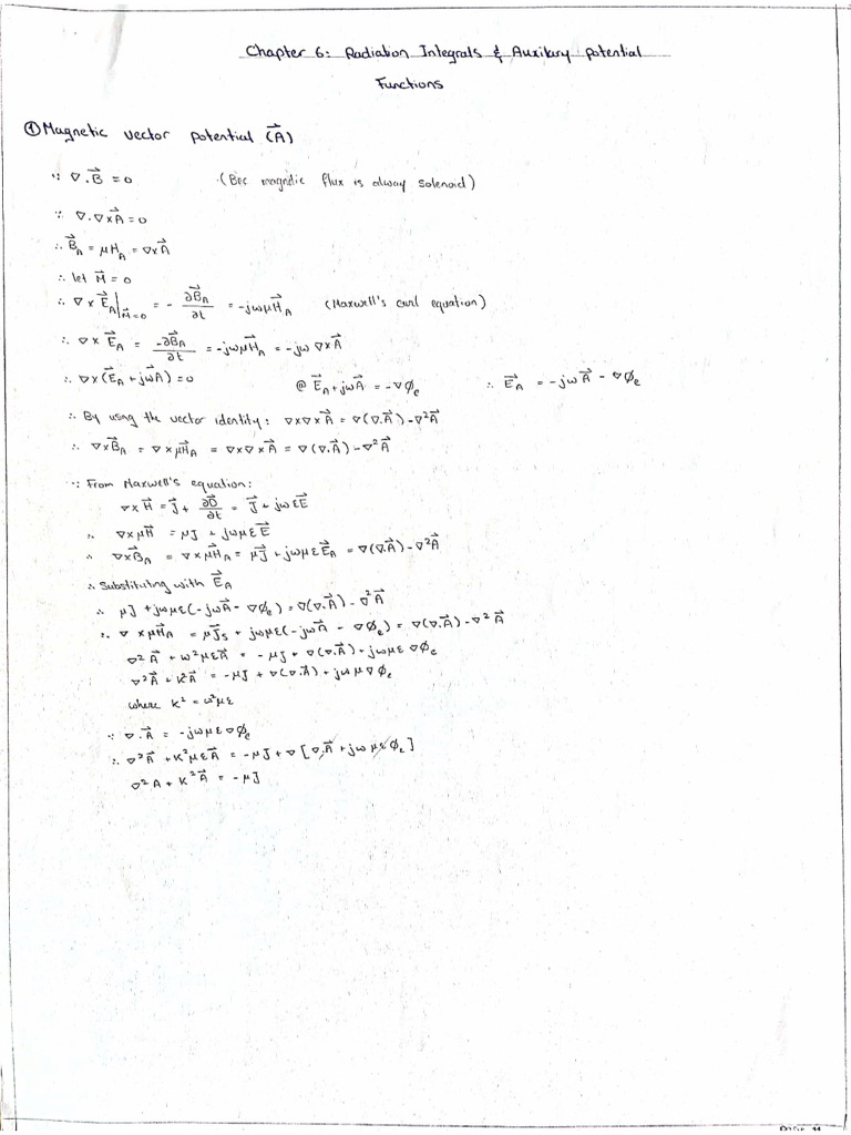 Auxiliary Function and radiation eq proof | PDF