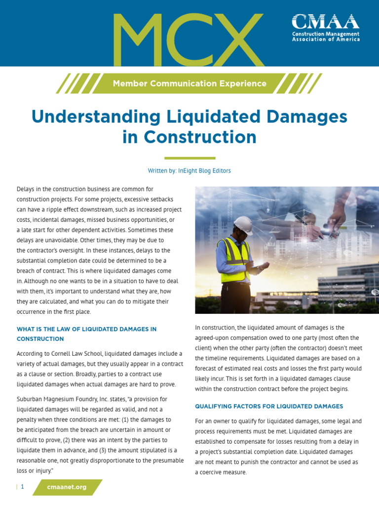 Liquidated Damages | PDF | Damages | Liquidated Damages