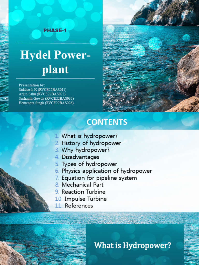Hydel Power Plant - EL-1 | PDF | Turbine | Hydropower