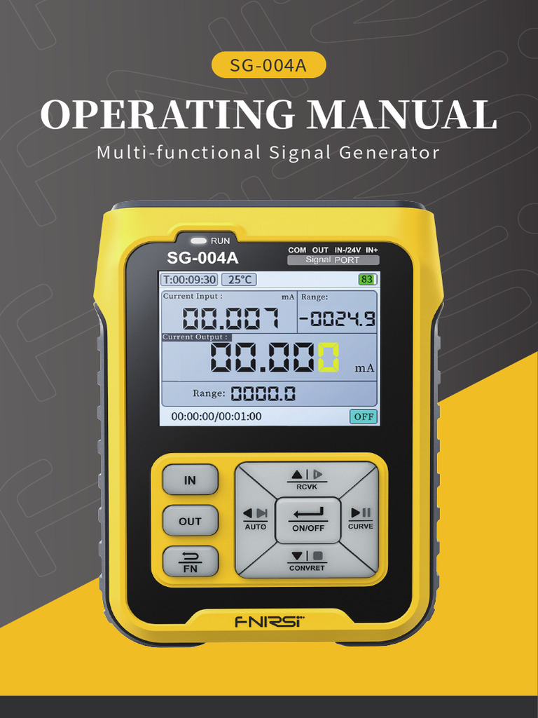 004A英文说明书 | PDF | Power Supply | Feedback