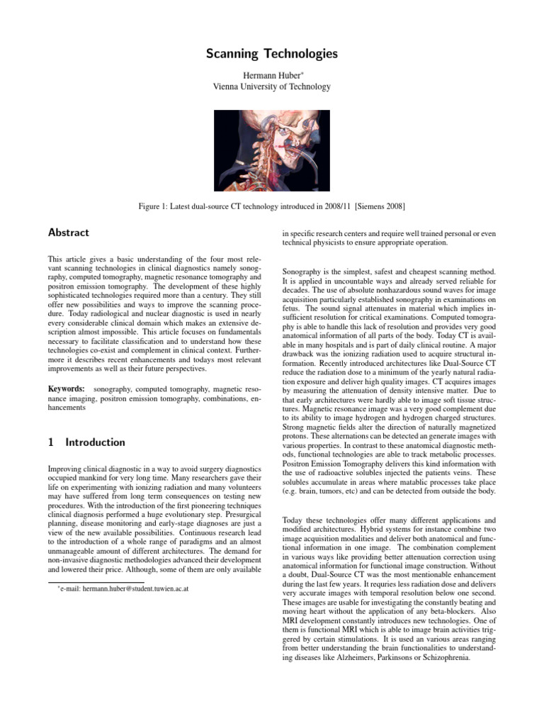 Scanning Technologies | PDF