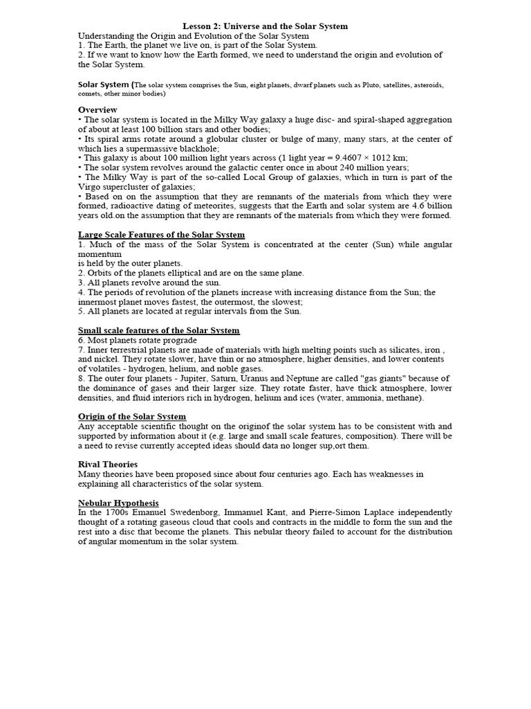 DLP 2 | PDF | Solar System | Milky Way