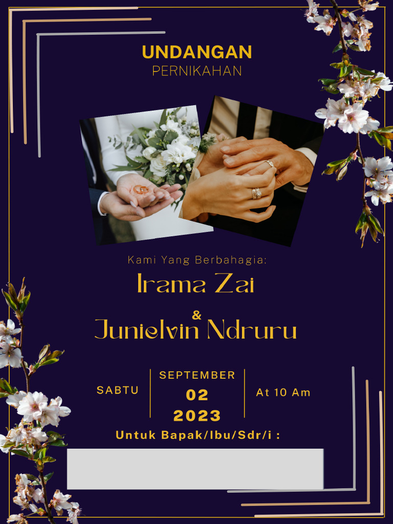 Undangan Nikah Rama & Juni | PDF