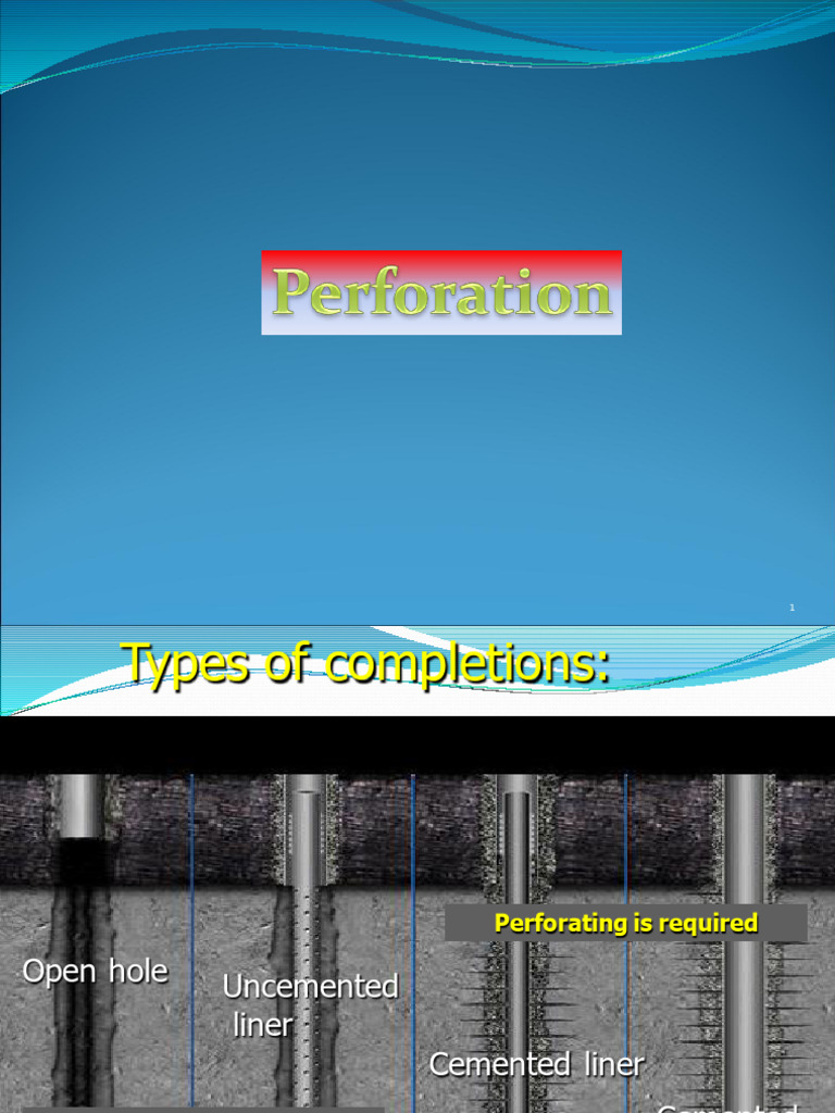 Perforation Pdf Casing Borehole Oil Well
