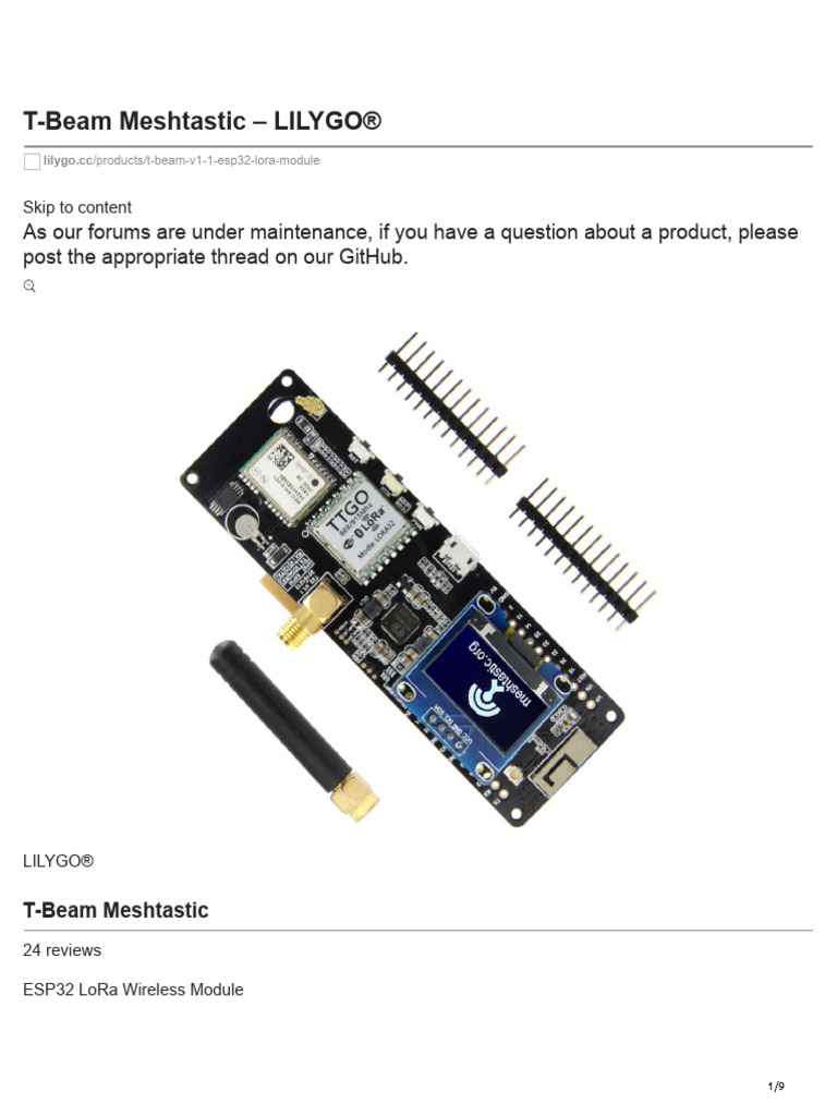 lilygo.cc-T-Beam Meshtastic LILYGO | PDF | Wi Fi | Usb