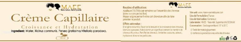 Crème Capi MAEE | PDF