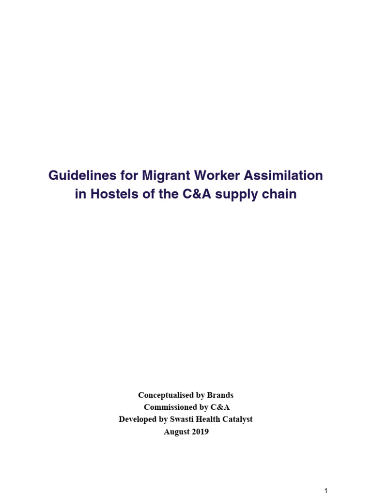 Hostel Guidelines - Final 2 1 | PDF | Hygiene | Sanitation