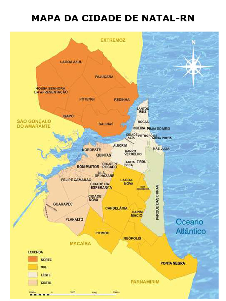MAPA DA CIDADE DE NATAL | PDF